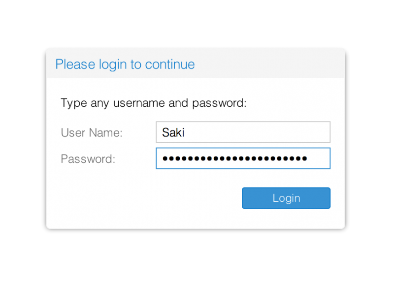 Simple Login System Example Code | Learn from Saki