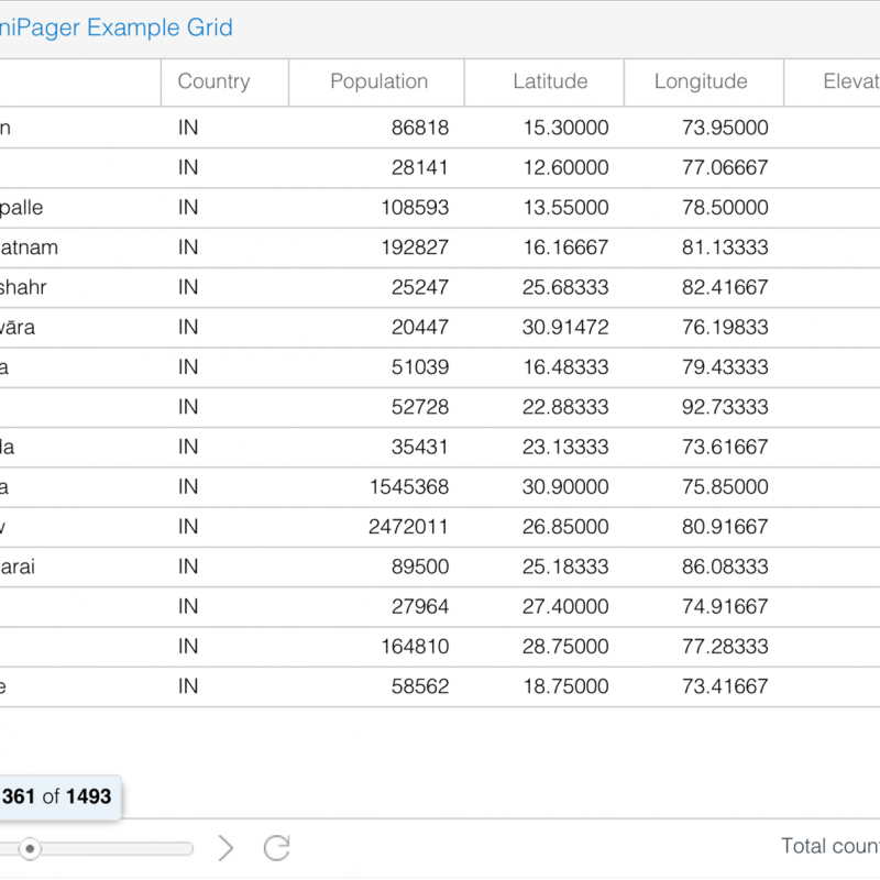 Learn from Saki: ExtJS Mini Pager Plugin Learn from Saki: ExtJS Mini Pager Plugin